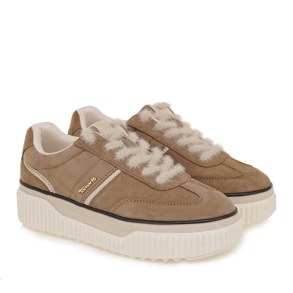 Γυναικείο Sneaker Σε Χρώμα Καμηλό TAMARIS 1-23753-45 310 | kalista.gr