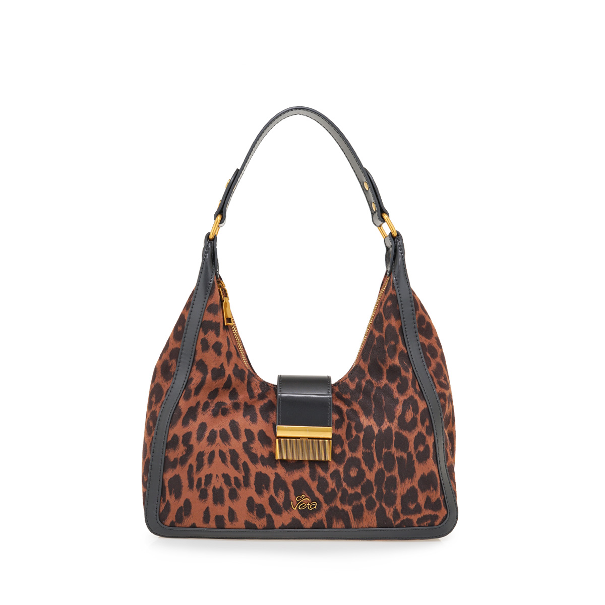 Γυναικεία Τσάντα Ωμου Σε Χρώμα Καφέ Λεοπάρ VETA V.6172-11 OLYMPIA ...